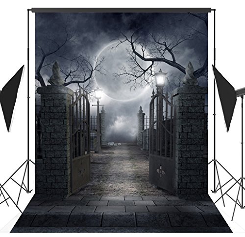 OUYIDA 5X7FT Halloween Theme Pictorial Cloth Customized Photography Backdrop Background Studio Prop TP17A