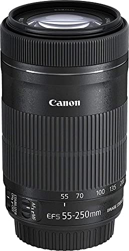 Canon EF-S 55-250mm f/4-5.6 IS STM Telephoto Zoom Lens (Import Model)