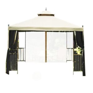 garden winds laketon gazebo replacement canopy top cover – riplock 350