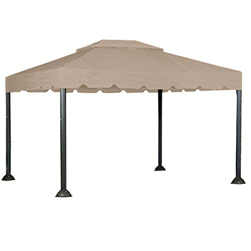 Garden Winds Replacement Canopy for 10x12 Garden House Gazebo - Riplock 350 - Model 5LGZ2011502BNN. Will NOT FIT Any Other Model.