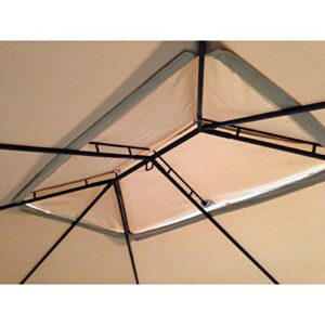 Garden Winds Replacement Canopy for 10x12 Garden House Gazebo - Riplock 350 - Model 5LGZ2011502BNN. Will NOT FIT Any Other Model.