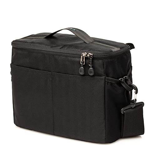 Tenba BYOB 10 Camera Insert - Turns any bag into a camera bag for DSLR and Mirrorless cameras and lenses – Black (636-630)