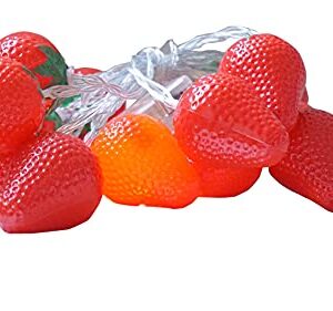 SDOUBLEM 20LED Fruit Strawberry String Lights Battery Powered Indoor Outdoor Lighting Lamp for Wedding Home Birthday Garden Yard Patio Party Decorations