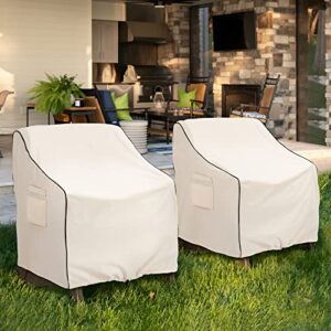 KylinLucky Patio Furniture Covers Waterproof for Chairs, Lawn Outdoor Chair Covers Fits up to 31.5 W x 33 D x36 H inches 2 Pack