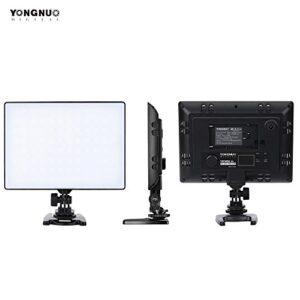 YONGNUO YN300 Air Pro LED Video Photography Camera Light Adjustable Color Temperature 3200K-5500K Compatible with Canon Nikon Pentax Sony Olympus+12V 2A AC Power Adapter