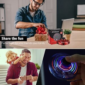 Flying Spinner, Hand Operated Drones for Kids or Adults, Mini Flying Ball Toys with 360° Rotating and LED Lights, Easy Hand Controlled 2022 Hot Toys for Birthday Outdoor Indoor