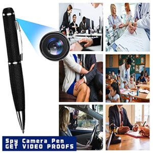 Professional Hd 1080p indoor spy Camera Pen Portable Camera 32g Extra Long Standby Classroom Learning Office Meeting (Extra high Speed 32g Memory Card)