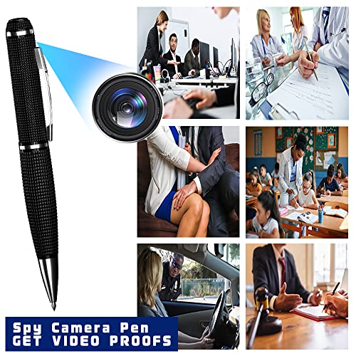 Professional Hd 1080p indoor spy Camera Pen Portable Camera 32g Extra Long Standby Classroom Learning Office Meeting (Extra high Speed 32g Memory Card)