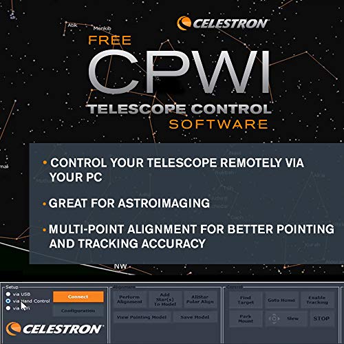 Celestron - NexStar 6SE Telescope - Computerized Telescope for Beginners and Advanced Users - Fully-Automated GoTo Mount - SkyAlign Technology - 40,000 plus Celestial Objects - 6-Inch Primary Mirror