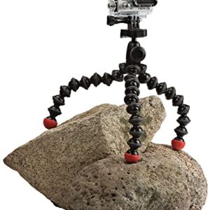 JOBY GorillaPod Action Video Tripod (Black and Red)- A Strong, Flexible, Lightweight Tripod for GoPro HERO6 Black, GoPro HERO5 Black, GoPro HERO5 Session, Contour and Sony Action Cam