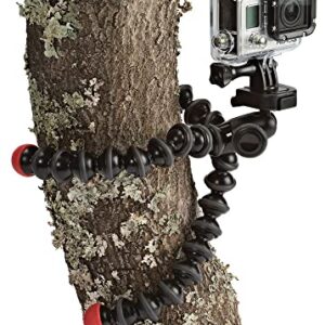 JOBY GorillaPod Action Video Tripod (Black and Red)- A Strong, Flexible, Lightweight Tripod for GoPro HERO6 Black, GoPro HERO5 Black, GoPro HERO5 Session, Contour and Sony Action Cam