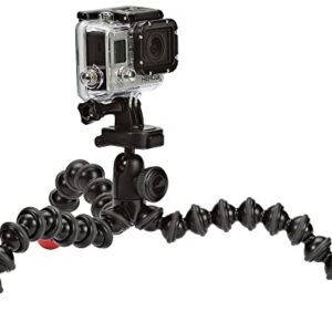 JOBY GorillaPod Action Video Tripod (Black and Red)- A Strong, Flexible, Lightweight Tripod for GoPro HERO6 Black, GoPro HERO5 Black, GoPro HERO5 Session, Contour and Sony Action Cam