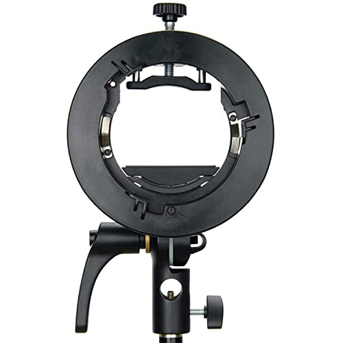 Godox S2 Speedlite Bracket for Godox AD200Pro, AD200, AD400Pro, for V1 Round Head Speedlite, V860II / TT685 / TT350 Series, S-Type Bracket Updated Version Bowens Mount Holder