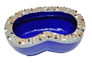 g & f products minigardenn fairy garden miniature garden pond,blue