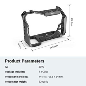 SMALLRIG Camera Cage Only for Sony Alpha 7S III / A7S III / A7SIII / A7S3 - 2999