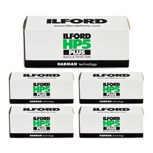 5 rolls ilford hp5 400 120 film