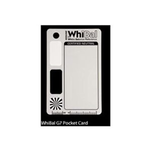 whibal g7 white balance pocket card