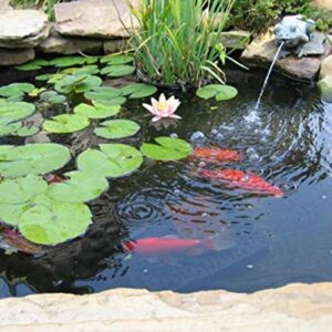 UWIOFF Small Pond Liner, 4 x 7 Feet 20 Mil Pond Skins Pond Liner Black LDPE Pond Liner for Waterfall, Fish Ponds, Garden Fountain(4-Foot by 7-Foot)