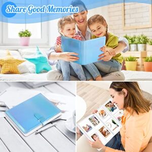 Ablus 128 Pockets Mini Photo Album for Fujifilm Instax Mini Camera, Polaroid Snap, Z2300, SocialMatic Instant Cameras & Zip Instant Printer(Magic light blue)