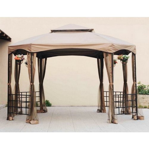 Garden Winds Sienna Octagon Gazebo Replacement Canopy Top Cover