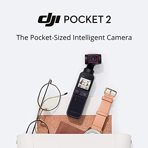 DJI Pocket 2 Creator Combo - 3 Axis Gimbal Stabilizer with 4K Camera (Renewed Premium)