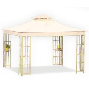 garden winds s-j-109 gazebo replacement canopy top cover – riplock 500