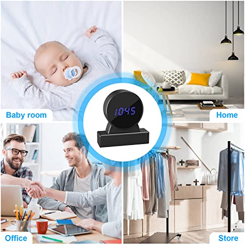 GooSpy Hidden Camera - Spy Camera Clock - FHD1080P - WiFi Small Nanny Cam for Home Security - Strong Night Vision - 140 Degree Wide-Angle