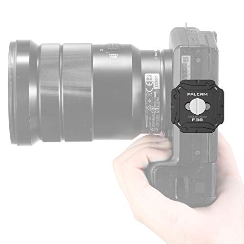 ULANZI F38 Camera Quick Release Plate w 1/4" to 3/8" Screw Thread, Quick Release System QR Plate Camera Tripod Mount Adapter for Sony Canon Monopod DSLR Stabilizer Slider DJI Switch Between Stablizer