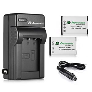 powerextra 2 pack replacement sony np-bx1 li-ion battery and charger compatible with sony np-bx1/m8 and sony cyber-shot dsc-rx100, dsc-rx100 ii, dsc-rx100m ii, dsc-rx100 iii, dsc-rx100 v