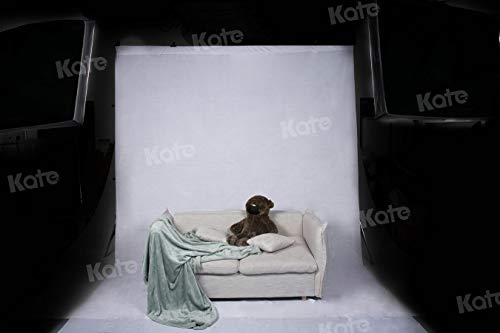 Kate 10ft×12ft Solid White Backdrop Portrait Background for Photography Studio Children and Headshots