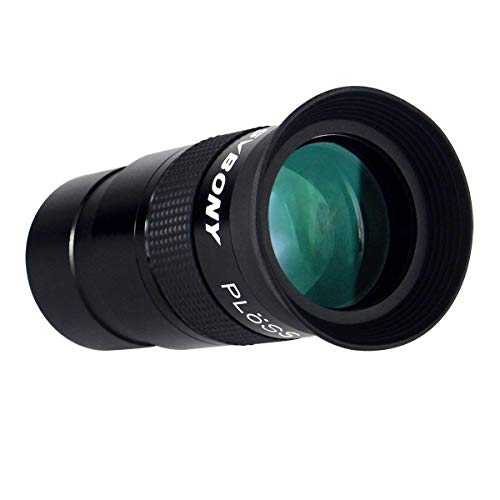 SVBONY Telescope Eyepiece 40mm 1.25 inches Plossl Telescope Lens Fully Multi Green Coated Metal 40 Degree Apparent Field 4 Element Telescope Accessory for Astronomy Telescope