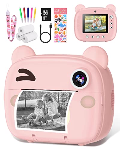 Kids Instant Camera for Toddlers Boys Girls Christmas Birthday Gifts 2.0 Inch Screen 12MP / 1080P HD Video Camera Baby Instant Print Digital Camera