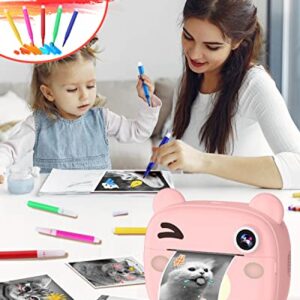 Kids Instant Camera for Toddlers Boys Girls Christmas Birthday Gifts 2.0 Inch Screen 12MP / 1080P HD Video Camera Baby Instant Print Digital Camera