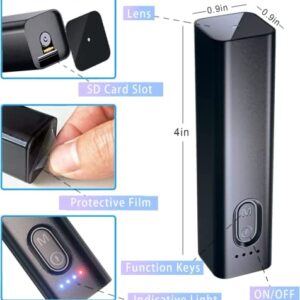 Jukllezan Hidden Camera Power Bank Mini Spy Camera Wireless Small Cameras Nanny Cam Hidden Cameras Portable Security Camera for Car