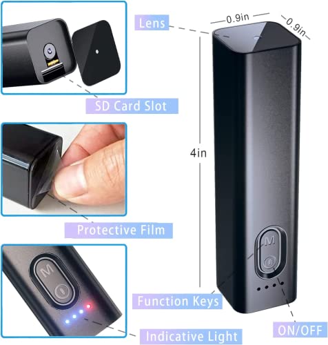 Jukllezan Hidden Camera Power Bank Mini Spy Camera Wireless Small Cameras Nanny Cam Hidden Cameras Portable Security Camera for Car