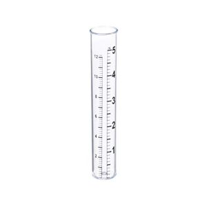 evergreen garden plastic replacement rain gauge tubes maximum 5 inches measurement set of 2