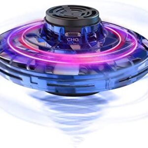 SUPERLIT Flying Spinner, Hand Operated Drones for Kids and Adults, UFO Flying Toy