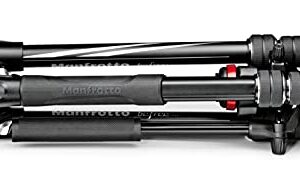 Manfrotto Travel Befree Live Aluminium Tripod Twist, Video Head, Black, Compact (MVKBFRT-LIVEUS)