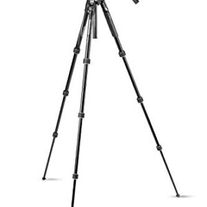 Manfrotto Travel Befree Live Aluminium Tripod Twist, Video Head, Black, Compact (MVKBFRT-LIVEUS)