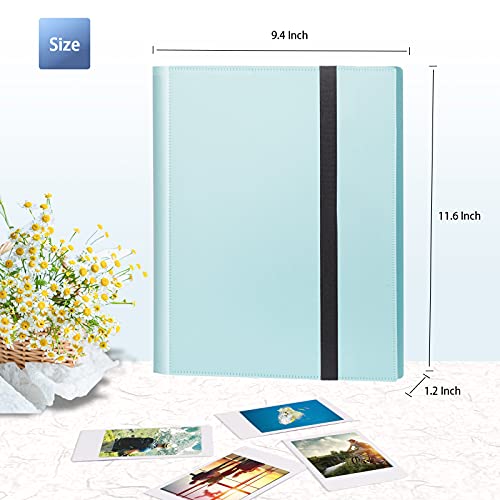 432 Pockets Photo Album for Fujifilm Instax Mini Camera, Polaroid Snap PIC-300 Z2300 Instant Camera, 2x3 Photo Album Book for Fujifilm Instax Mini 11 12 9 Evo 90 70 40 8 7 LiPlay Instant Camera(Blue)