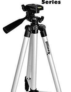 Ultimaxx 50" Inch Lightweight Portable Camera Tripod Stand with Carrying Bag for Sony, Nikon, Canon, Olympus, Pentax, Panasonic, Samsung Cameras and Camcorders