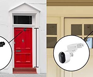 Wasserstein Door Mount Compatible with Wyze, Blink, Ring, Arlo and Eufy Camera - Easy to Mount Accessory in Apartments and Indoor, No Drilling Required