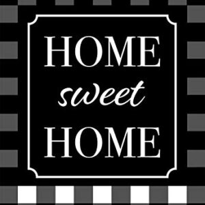 Home Sweet Home Checkers Spring Garden Flag 12.5" x 18" Briarwood Lane