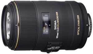 sigma 258306 105mm f2.8 ex dg os hsm macro lens for nikon dslr camera