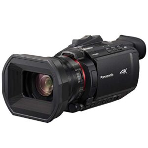 panasonic x1500 4k professional camcorder with 24x optical zoom, wifi hd live streaming, hc-x1500 (usa black)