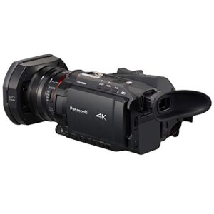 Panasonic X1500 4K Professional Camcorder with 24X Optical Zoom, WiFi HD Live Streaming, HC-X1500 (USA Black)