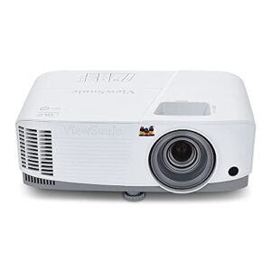 viewsonic 3800 lumens svga high brightness projector for home and office with hdmi vertical keystone (pa503s) white/gray