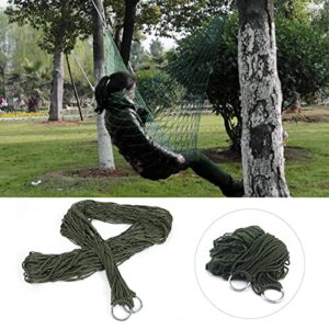 Estink Nylon Rope Hammock, Comfortable Hammock Swing Chair Hanging from Strong Garden Tree for Indoor, Outdoor, Camping