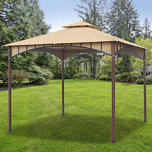 Garden Winds Replacement Canopy Top Cover Compatible with The Laurel Canyon GAZ9702 Gazebo - Riplock 350