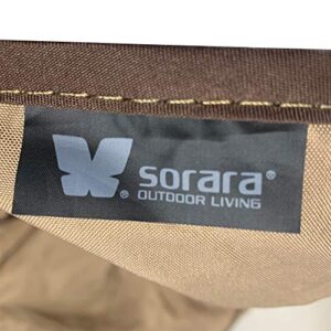 SORARA Single Porch Leisure Chair Cover Outdoor Patio Furniture Cover, Water Resistant, 28.7'' L x 25'' W x 34'' H, Brown